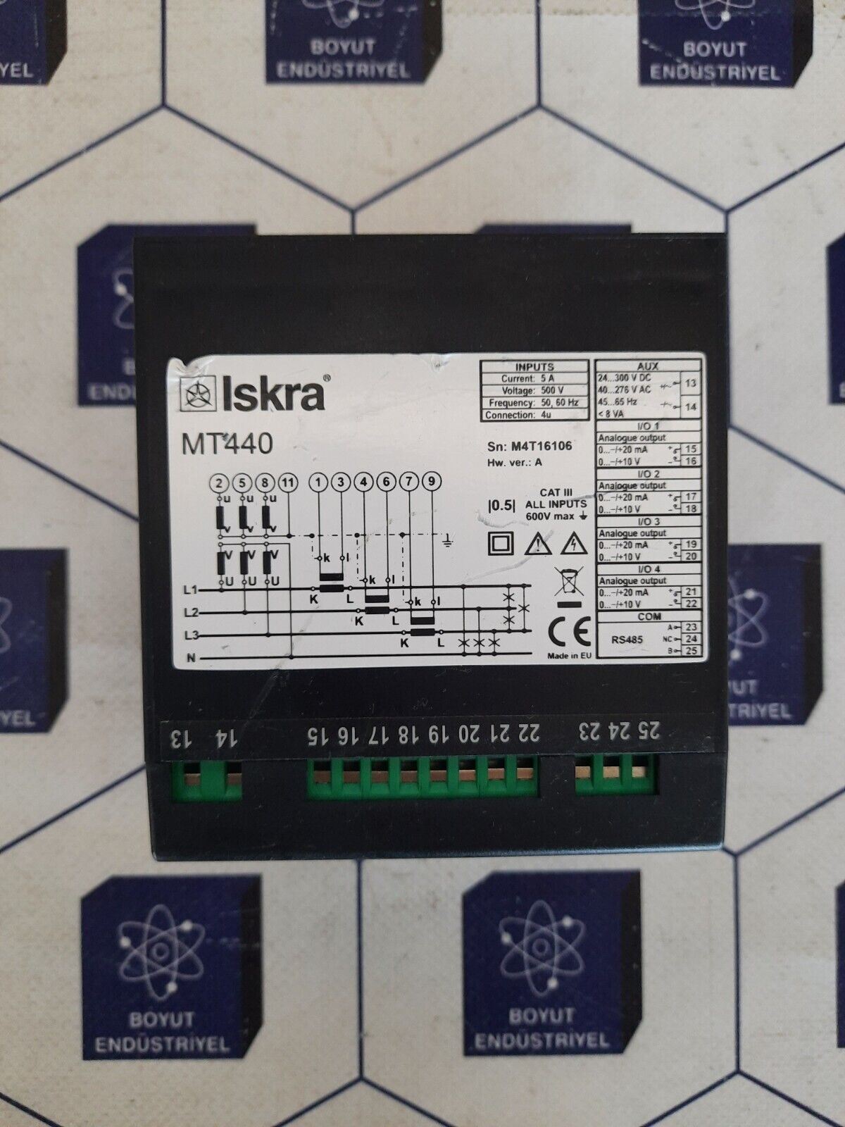 ISKRA MT 440 RS485 DC/AC – Boyut-Endustriyel