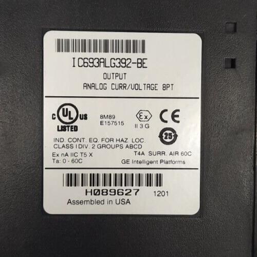 GE FANUC IC693ALG392-BE OUTPUT ANALOG CURR/VOLTAGE 8PT – Boyut-Endustriyel
