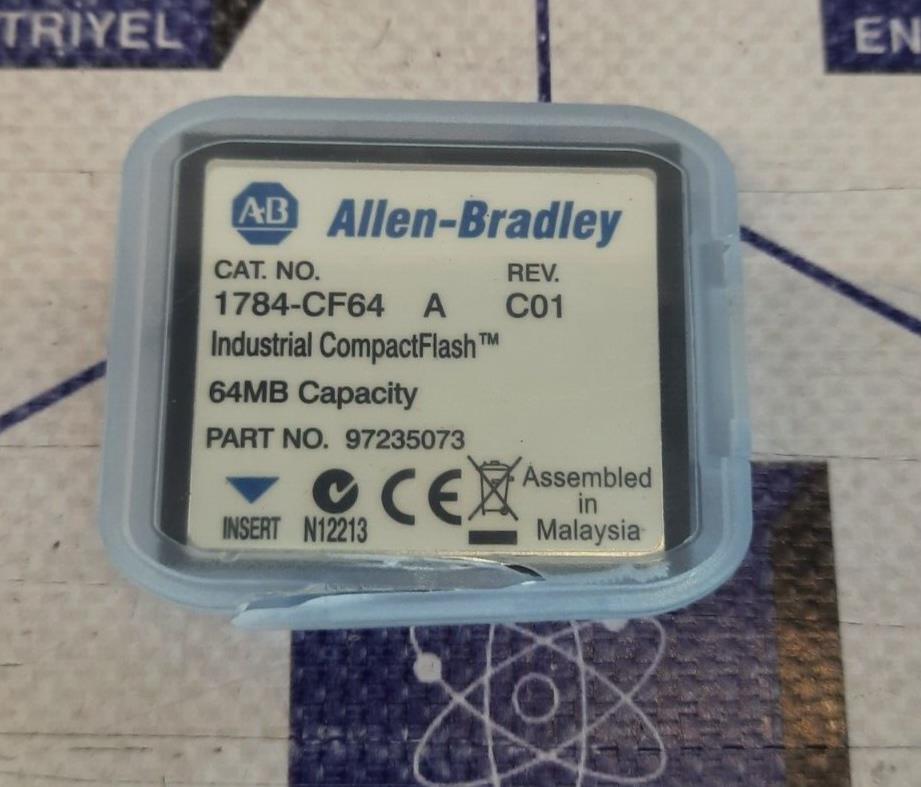 ALLEN BRADLEY 1784-CF64 INDUSTRIAL COMPACTFLASH 64 MB CAPACITY – Boyut-Endustriyel