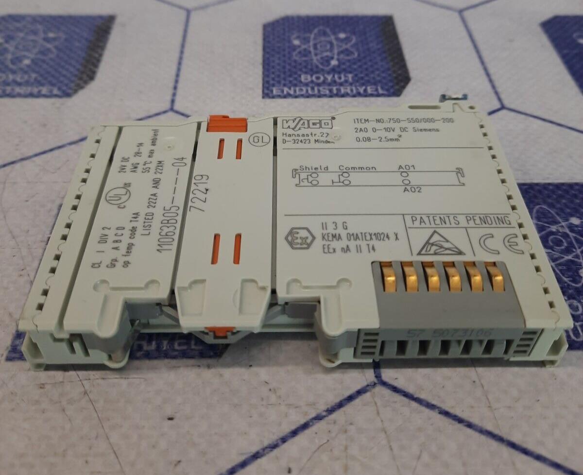 WAGO ITEM-NO 750-550/000-200 – Boyut-Endustriyel