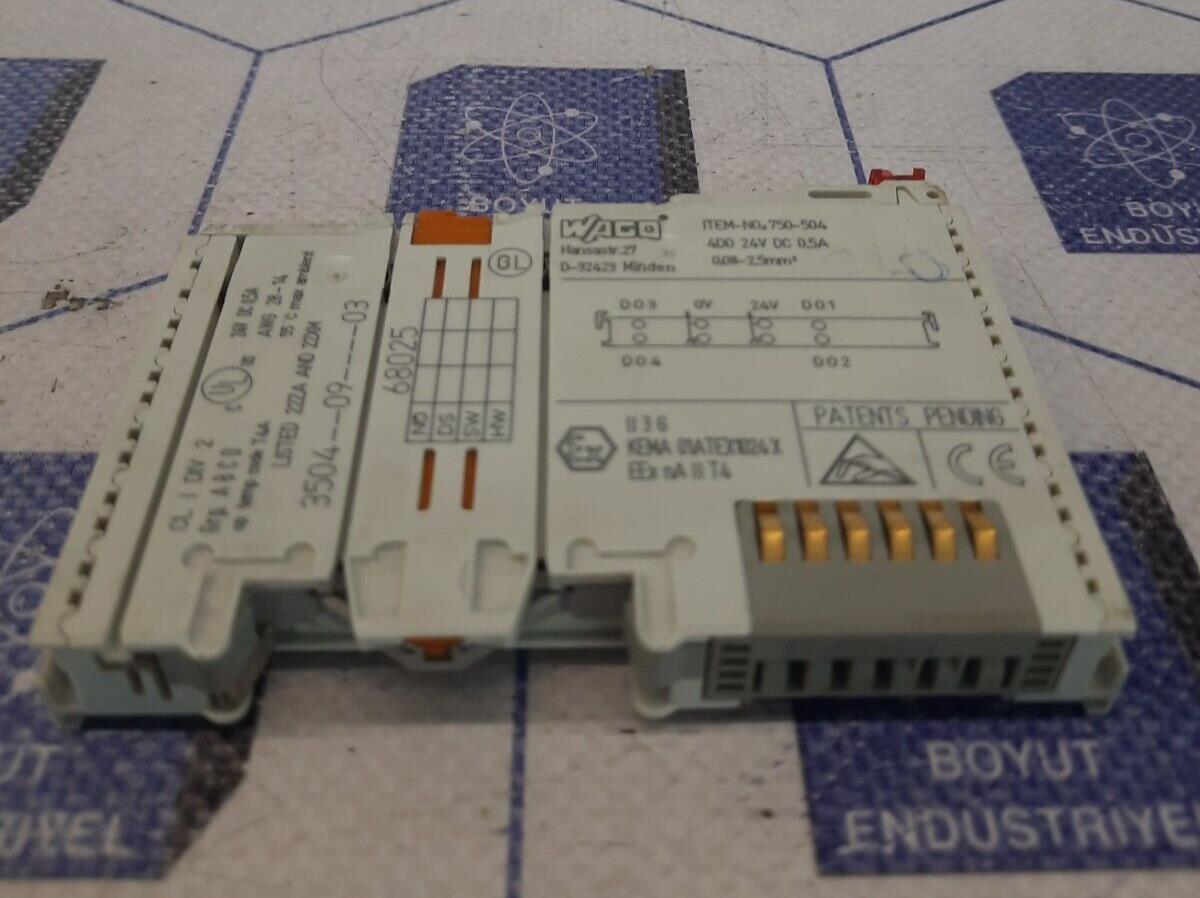 WAGO ITEM-NO 750-504 – Boyut-Endustriyel