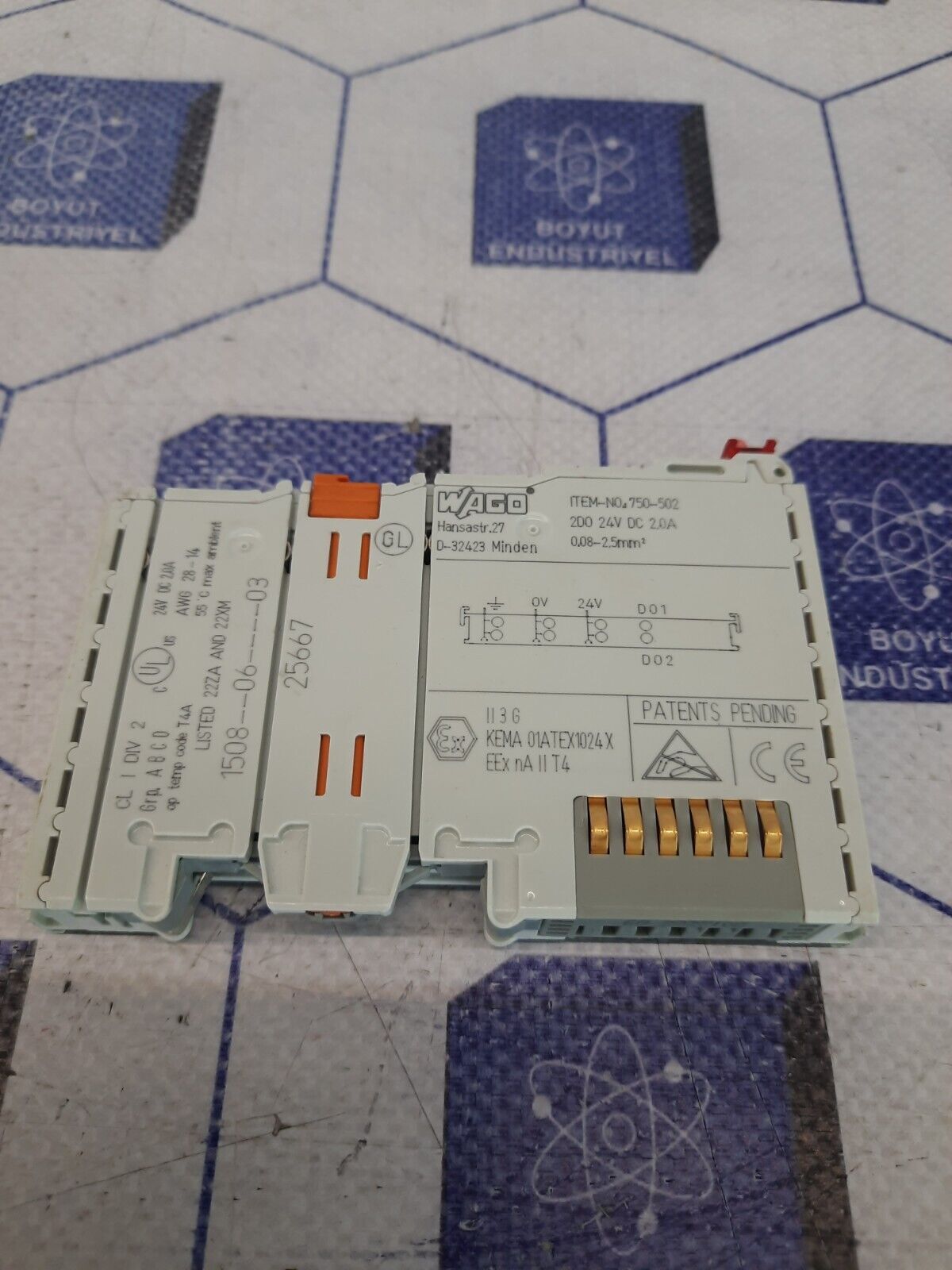 WAGO ITEM-NO 750-502 – Boyut-Endustriyel