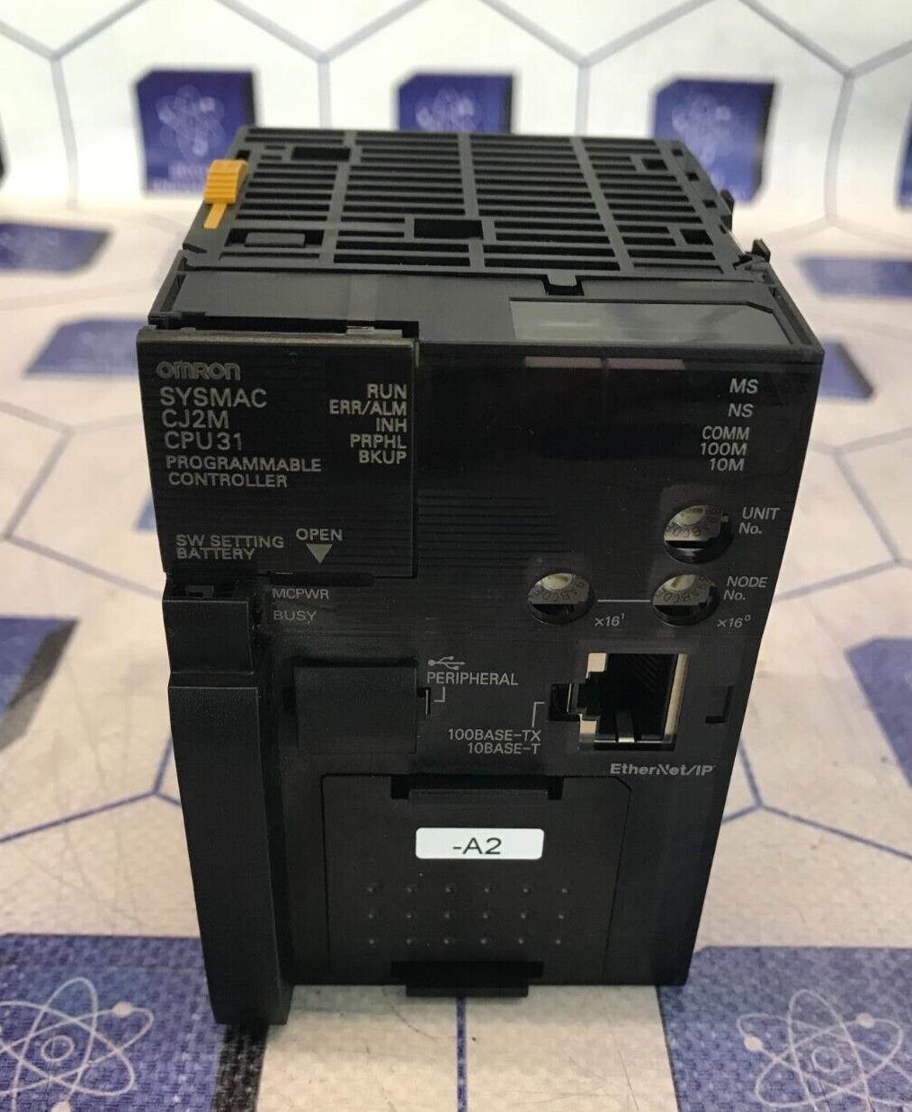 OMRON CJ2M-CPU31 SYSMAC CPU UNIT / PROGRAMMABLE CONTROLLER – Boyut-Endustriyel