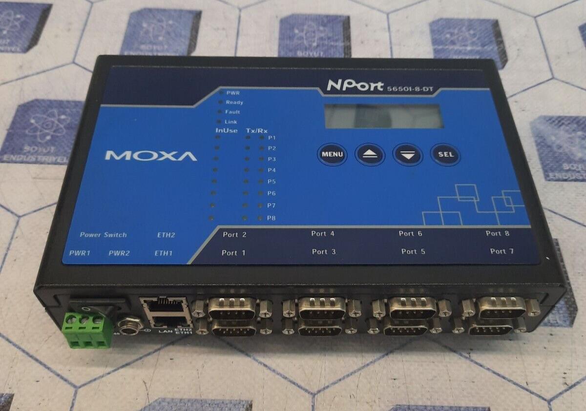 MOXA 5650I-8-DT NPORT 192.158.127.254 – Boyut-Endustriyel