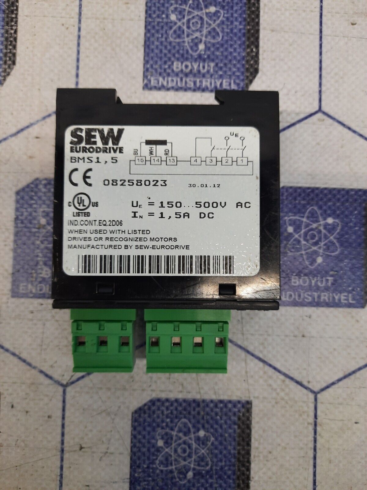 SEW Eurodrive Bms 1,5 08258023 – Boyut-Endustriyel