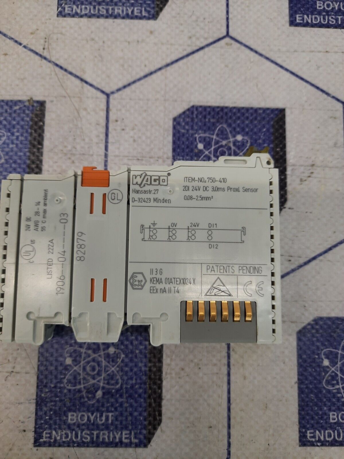 Wago 750-410 digital input 24 VDC – Boyut-Endustriyel