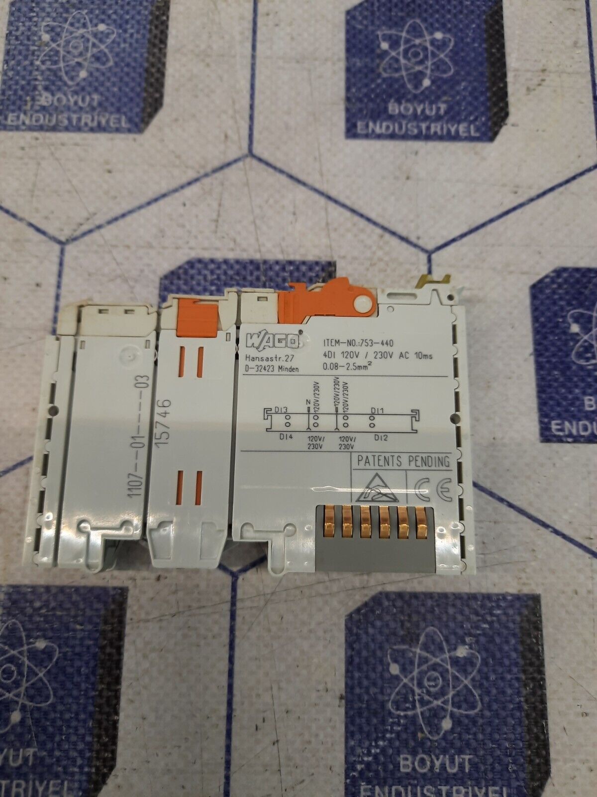 Wago 753-440 Digital Input Module – Boyut-Endustriyel