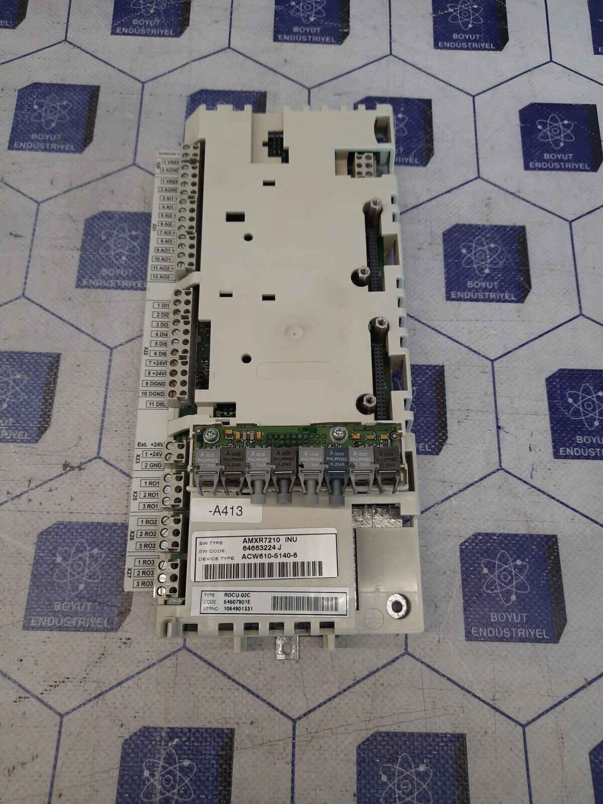 ABB RDCU-02C DRIVE CONTROL UNIT – Boyut-Endustriyel