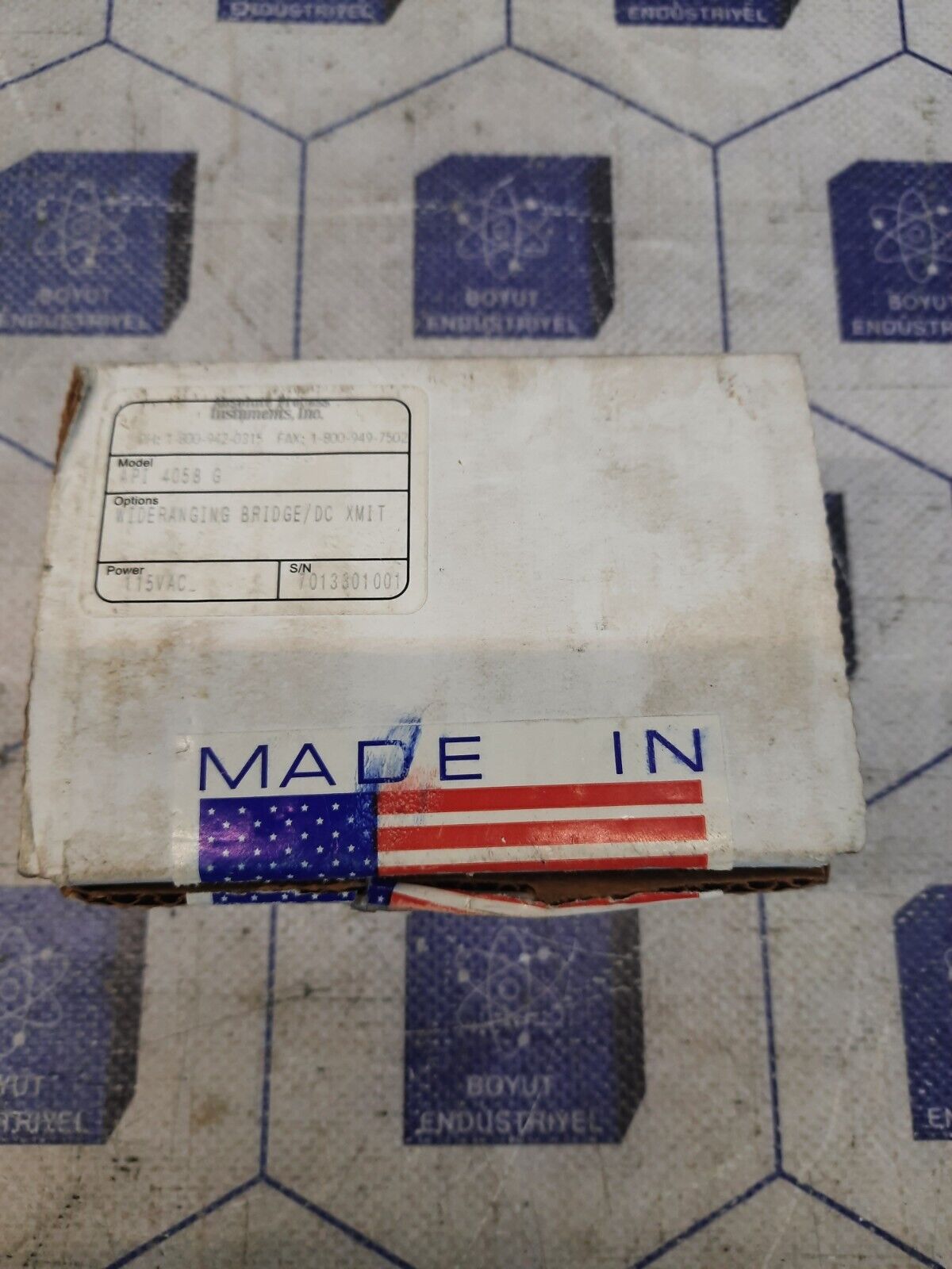 Absolute Process Instruments API 4058 G WIDERANGING BRIDGE/DC XMIT – Boyut-Endustriyel