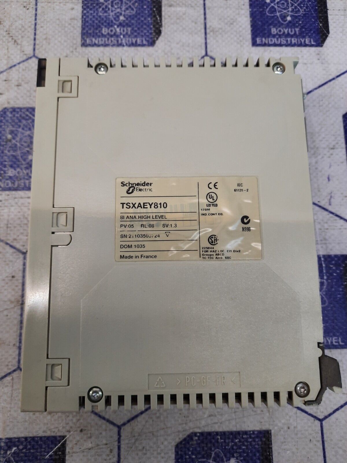 SCHNEIDER ELECTRIC TSXAEY810 8I Analog High Level Input Module – Boyut-Endustriyel