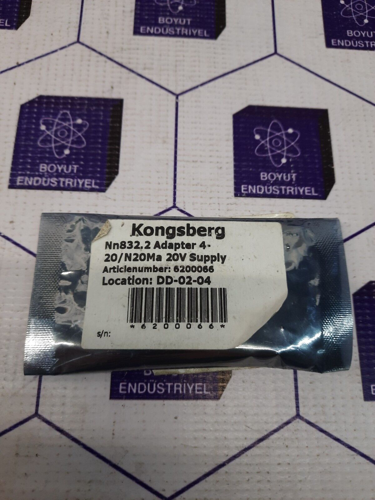 Kongsberg Nn-832.2 Adapter 4 – Boyut-Endustriyel