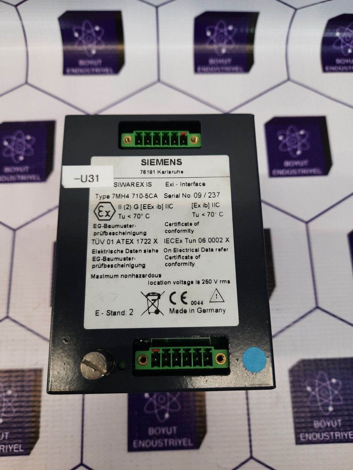 SIEMENS 7MH4-710-5CA Barrier – Boyut-Endustriyel