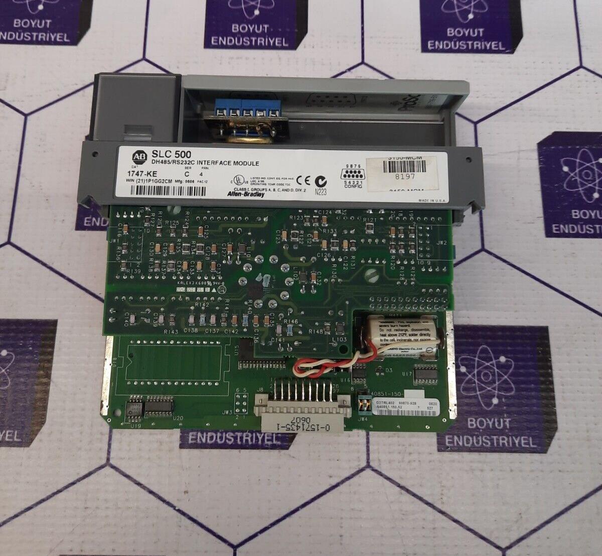 Allen-Bradley 1747-KE REV.C SLC 500 DH-485/RS-232C INTERFACE MODULE – Boyut-Endustriyel