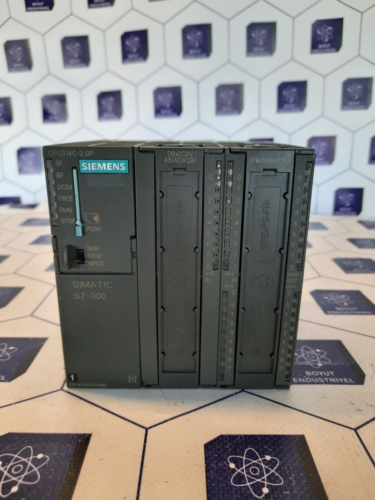 SIEMENS SIMATIC S7-300 1P 6ES7 314-6CG03-0AB0 – Boyut-Endustriyel