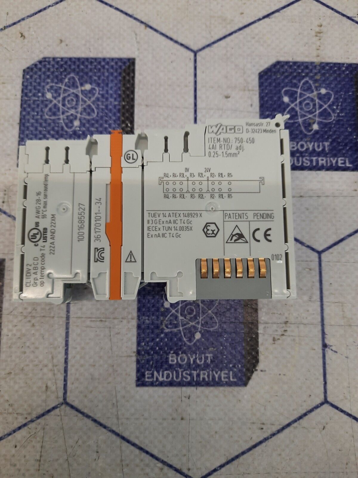 WAGO 750-450 I/O-SYSTEM – Boyut-Endustriyel