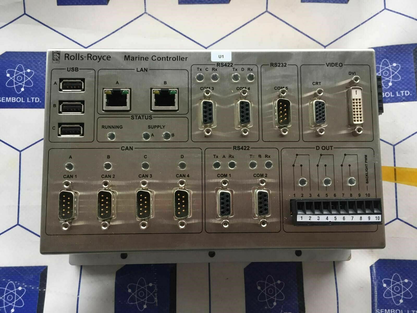 Rolls Royce Marine Controller H1111.0102 Part 75669 – Boyut-Endustriyel