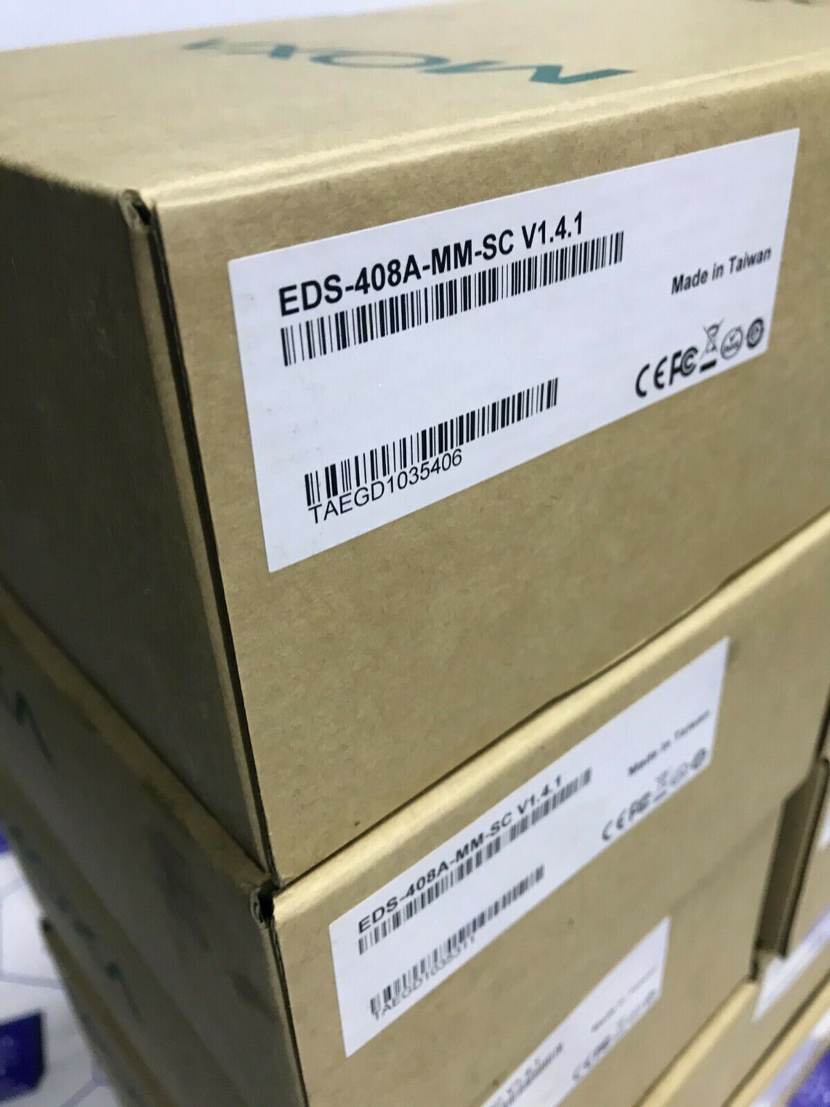 MOXA Multimode Fiber Switch EDS-408A-MM-SC V1.4.1 – Boyut-Endustriyel