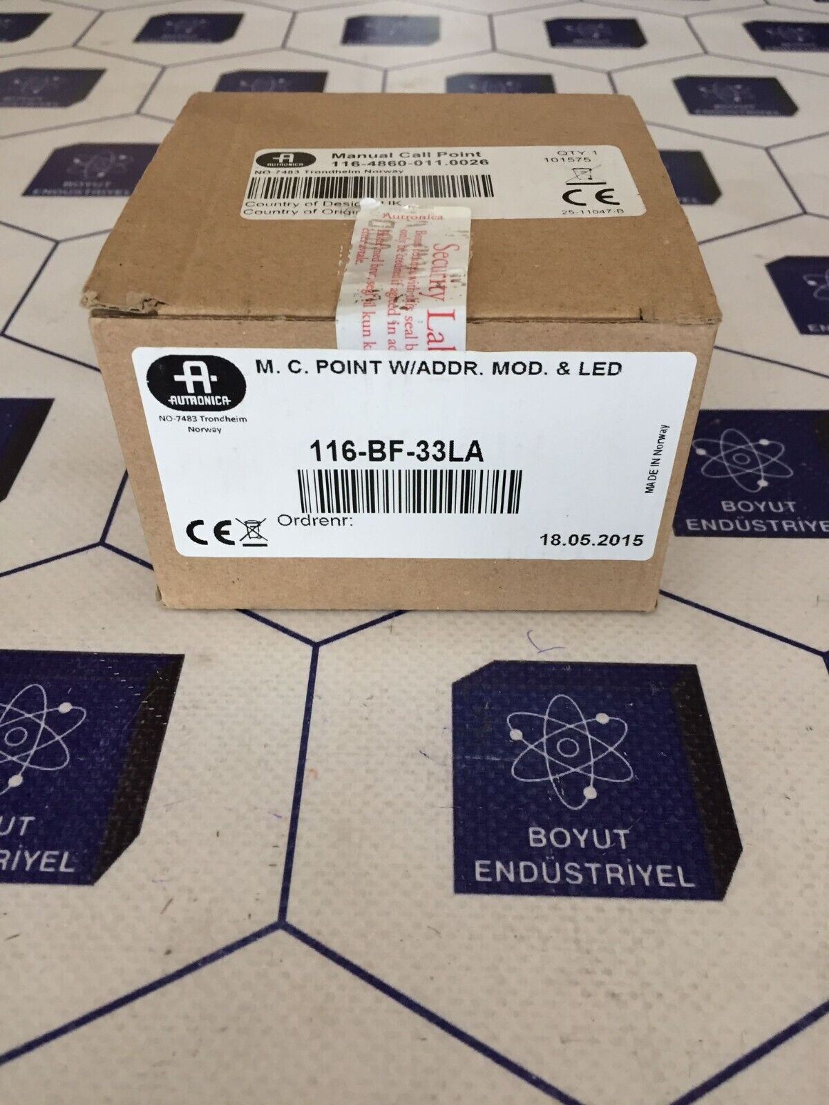 AUTRONICA BF-33LA MANUAL CALL POINT 116-BF-33LA – Boyut-Endustriyel