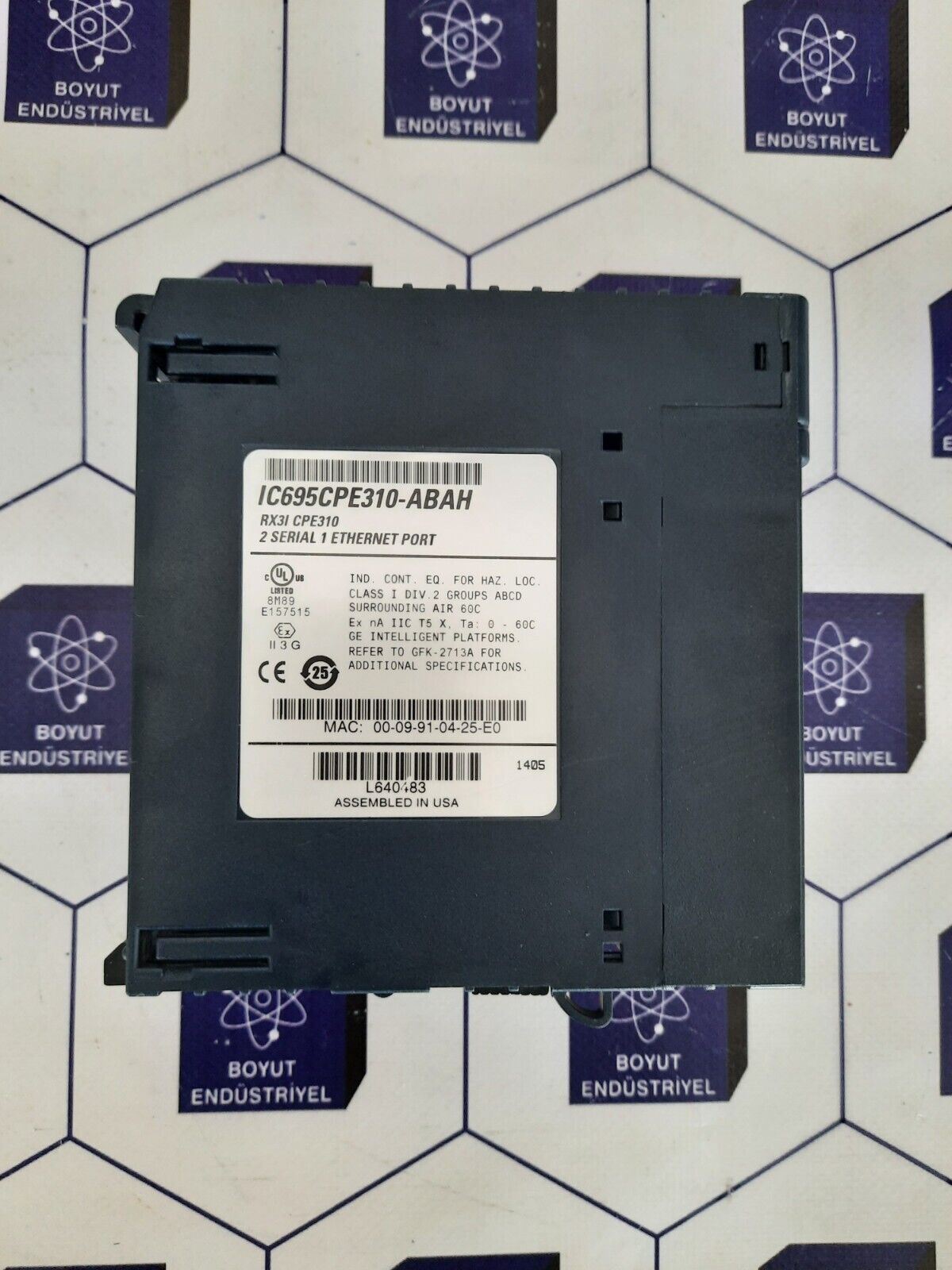 GE FANUC IC695CPE310-ABAH RX3I CPE310 2 SERIAL 1 ETHERNET PORT IC695CP ...