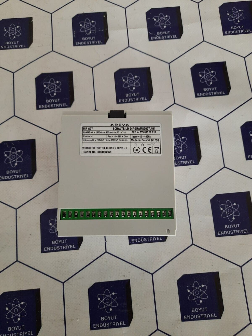 AREVA MR 627 MR627 EARTH-FAULT RELAY – Boyut-Endustriyel