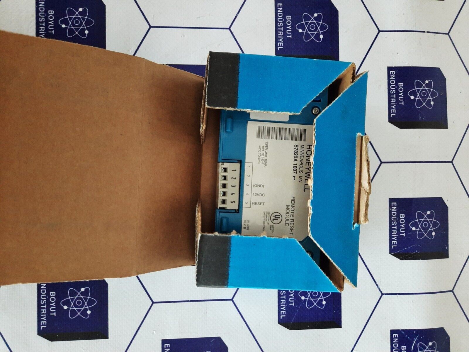 HONEYWELL S7820A 1007 MINNEAPOLIS MN REMOTE RESET MODULE – Boyut ...