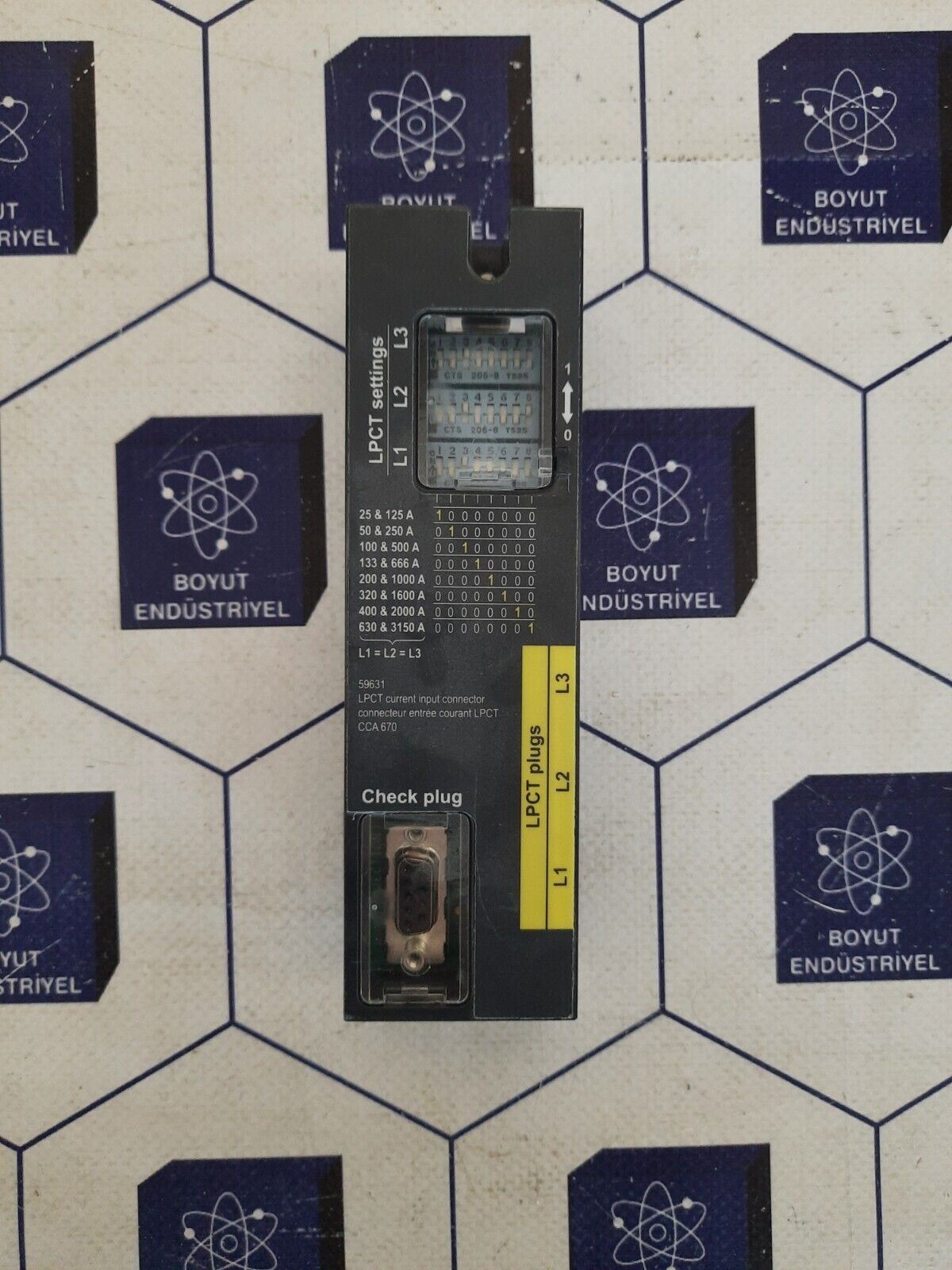 SCHNEIDER ELECTRIC LPCT CCA 670 CURRENT INPUT CONNECTOR – Boyut-Endustriyel
