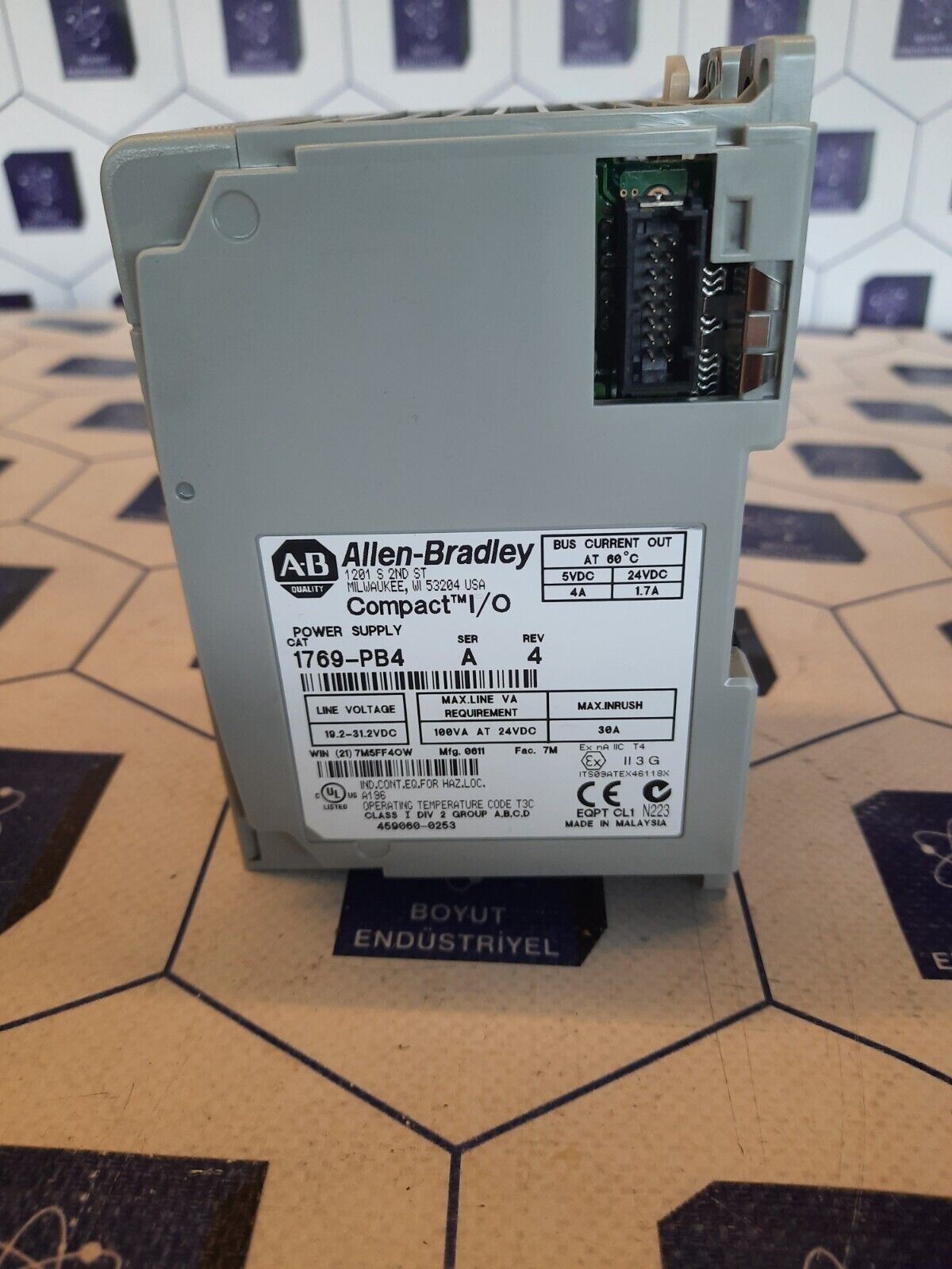 Allen Bradley 1769-PB4 CompactLogix 24DVC – Boyut-Endustriyel