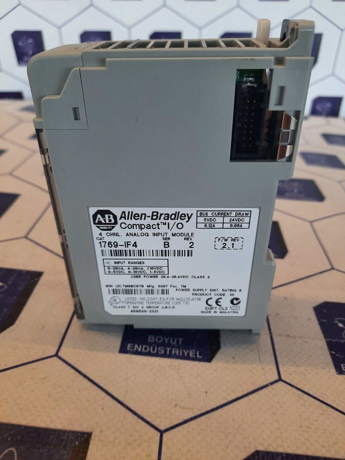 ALLEN BRADLEY 1769-IF4 ANALOG INPUT MODULE – Boyut-Endustriyel