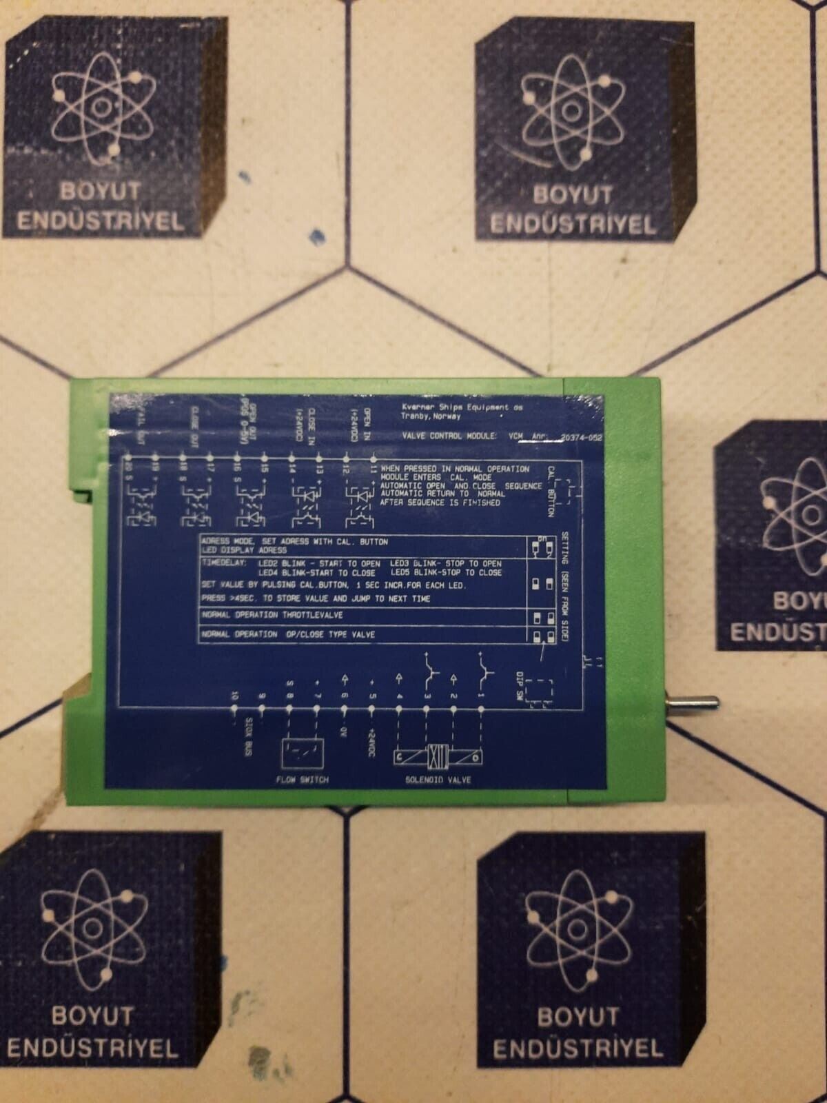 KVAERNAR 20374-052 VALVE CONTROL MODULE – Boyut-Endustriyel