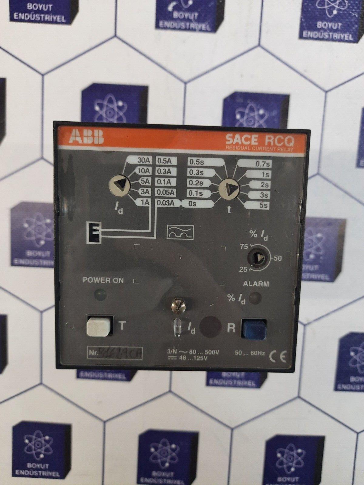 ABB SACE RCQ-AB00243371 - RESIDUAL CURRENT RELAY – Boyut-Endustriyel