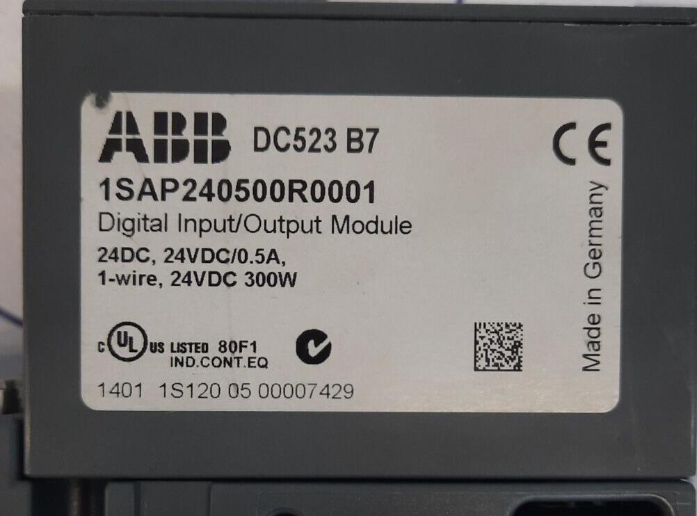 ABB -1SAP240500R0001- DC523 B7-DIGITAL INPUT/OUTPUT MODULE – Boyut ...