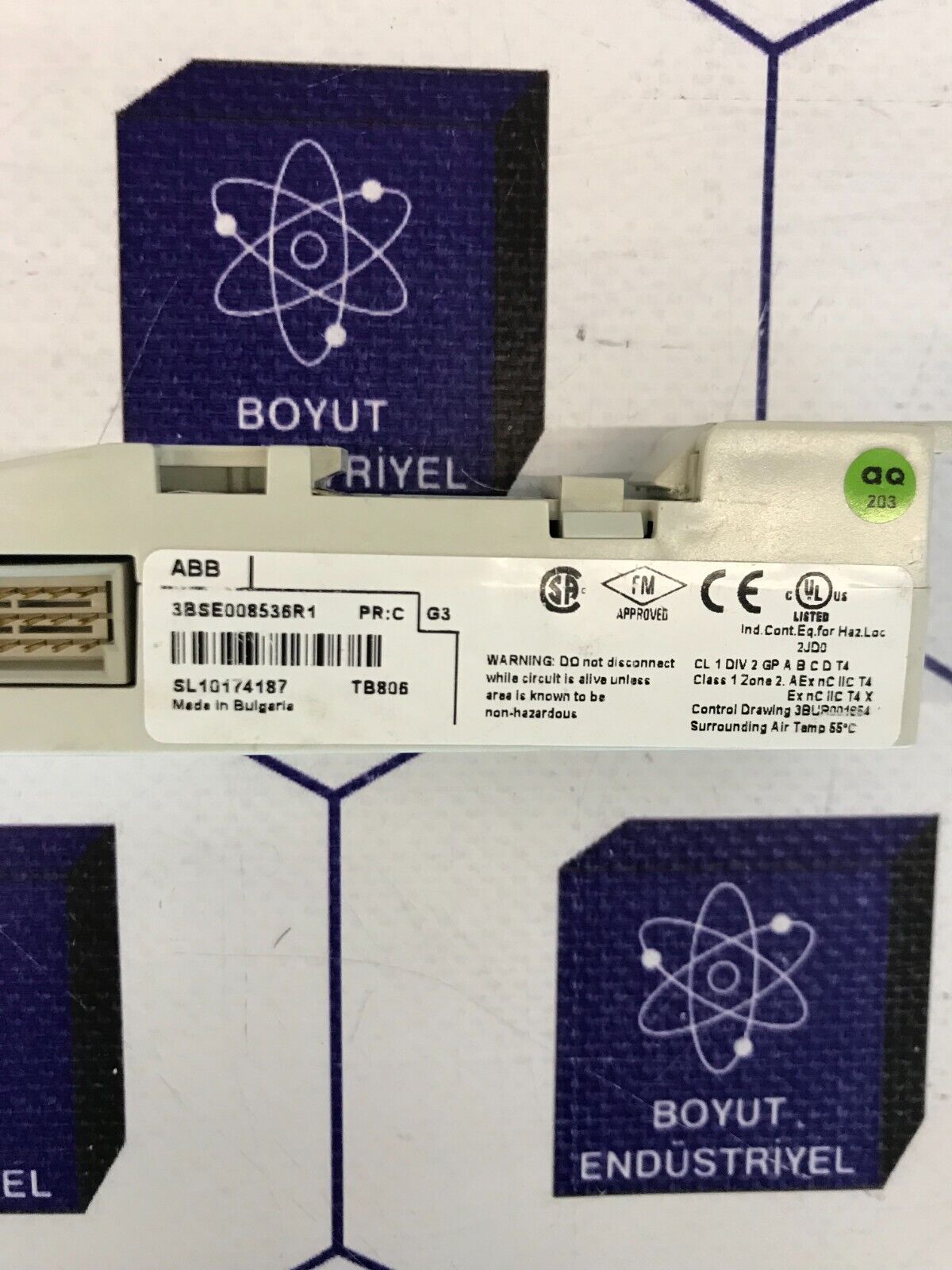 ABB -3BSE008536R1 -TB806 CABLE ADAPTER – Boyut-Endustriyel