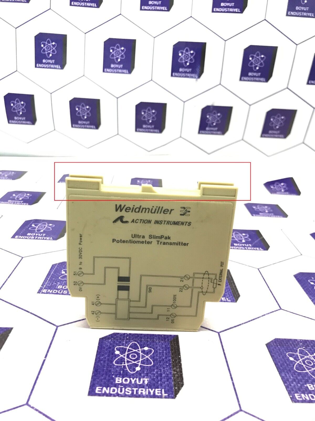 Weidmüller 828032 UPAC Potentiometer Transmitter – Boyut-Endustriyel