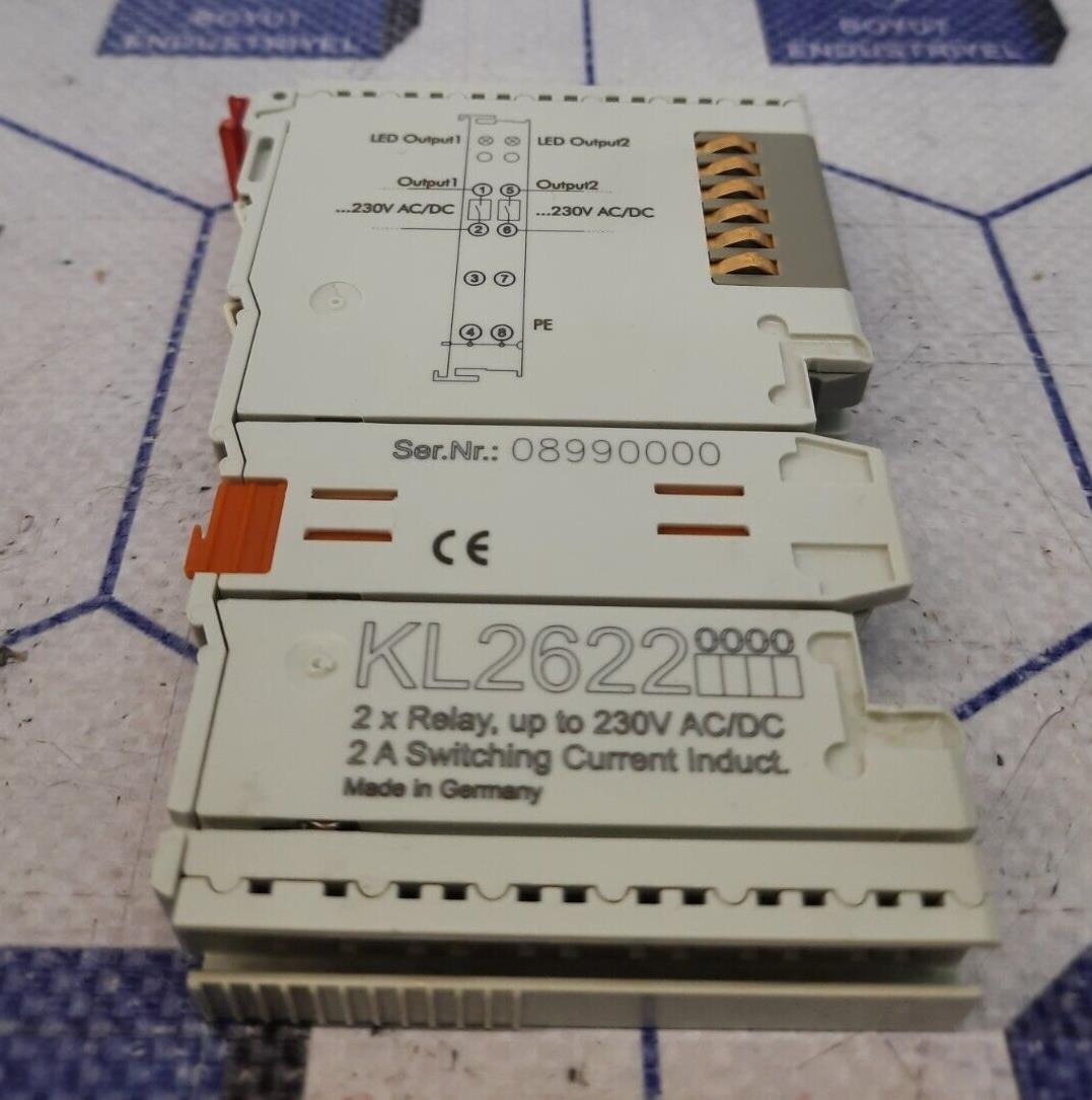BECKHOFF KL2622 2x RELAY – Boyut-Endustriyel