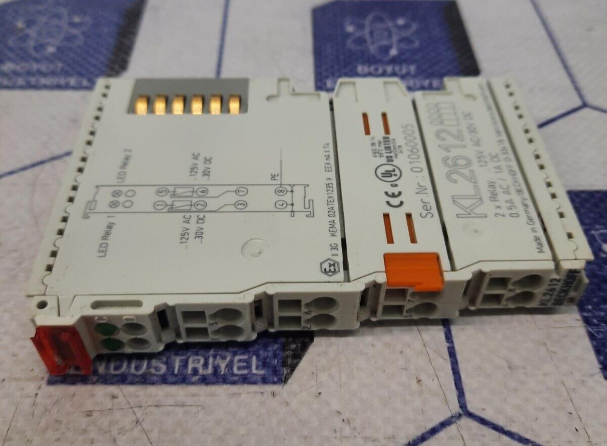 BECKHOFF KL2612 2x RELAY – Boyut-Endustriyel