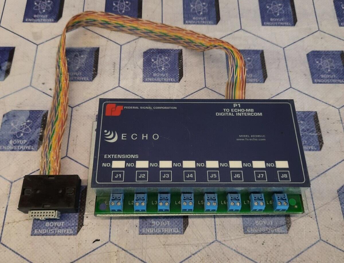 FEDERAL SIGNAL ECHO-LC CORPORATION ECHO P1 ECHO-MB DIGITAL INTERCOM ...