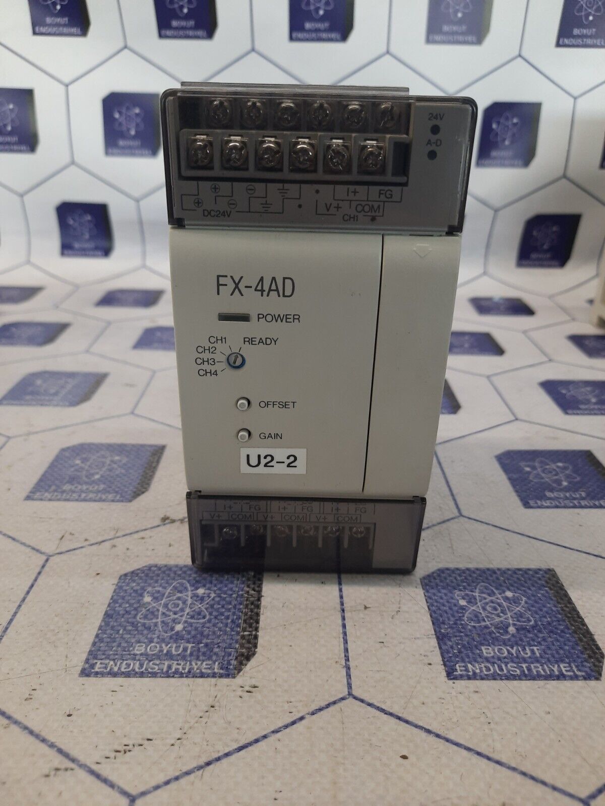 MITSUBISHI PROGRAMMABLE CONTROLLER FX-4AD – Boyut-Endustriyel