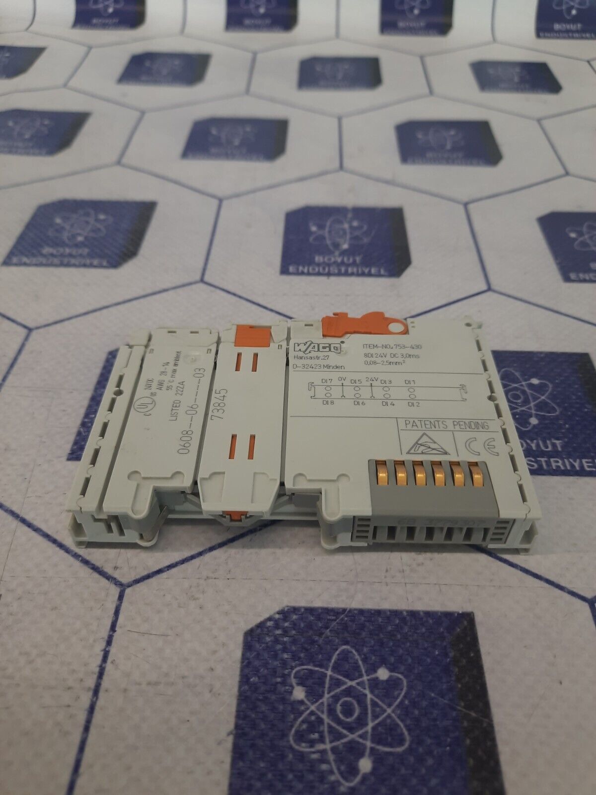 Wago 753-430 Digital Input 24V DC 3 ms Input Module – Boyut-Endustriyel