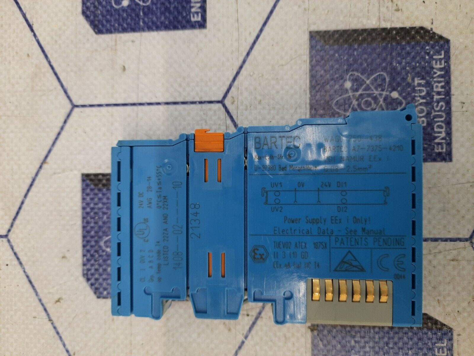 WAGO 750-438 2 CHANNEL DIGITAL INPUT MODULE – Boyut-Endustriyel