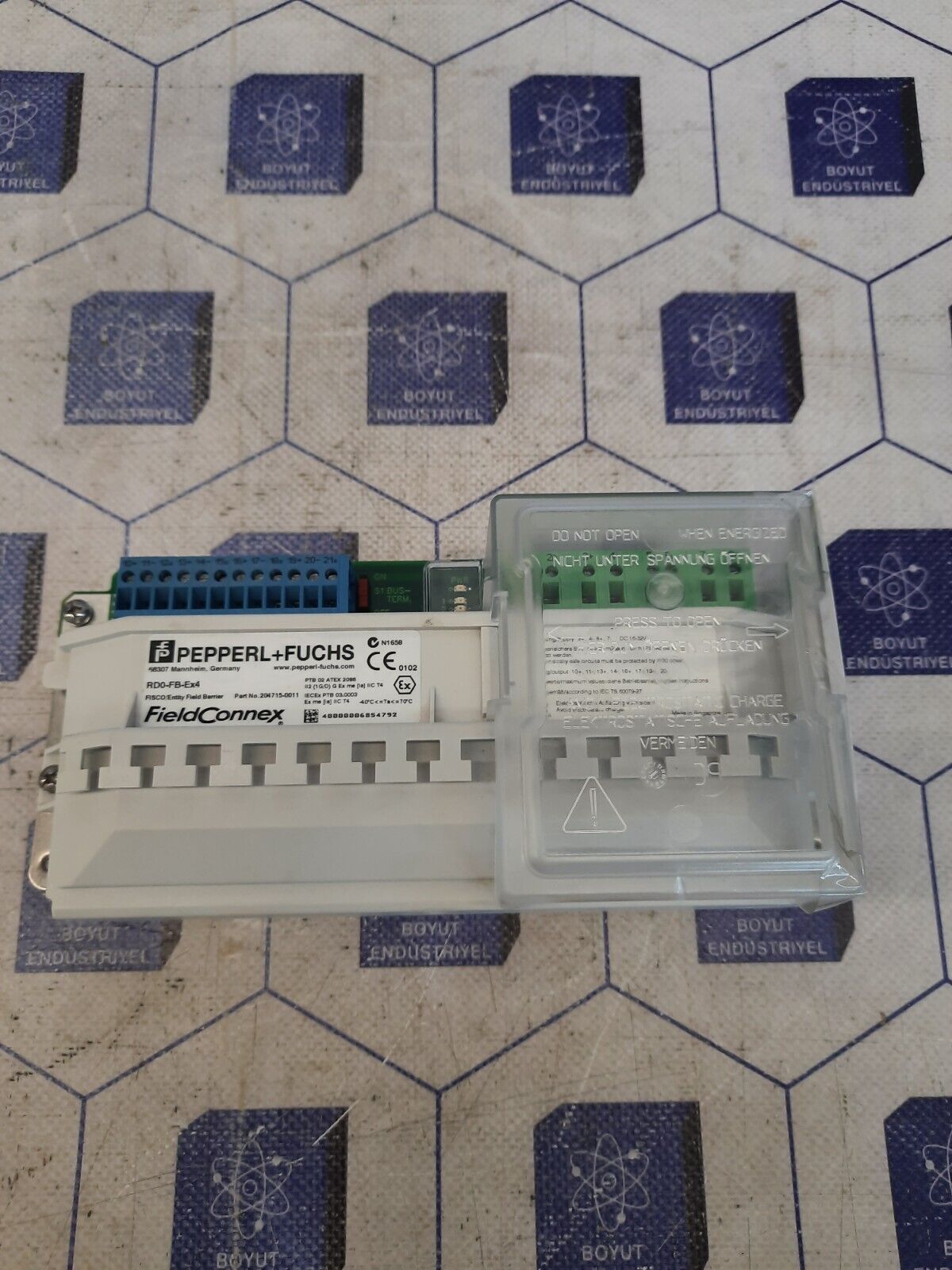 PEPPERL + FUCHS FIELD CONNEX RD0-FB-EX4 FIELD BARRIER 204715-0011 ...