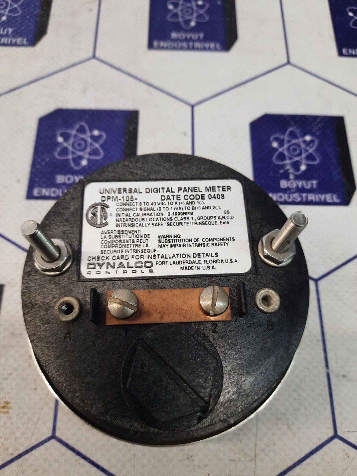 Dynalco DPM-105 Universal Digital Panel Meter – Boyut-Endustriyel