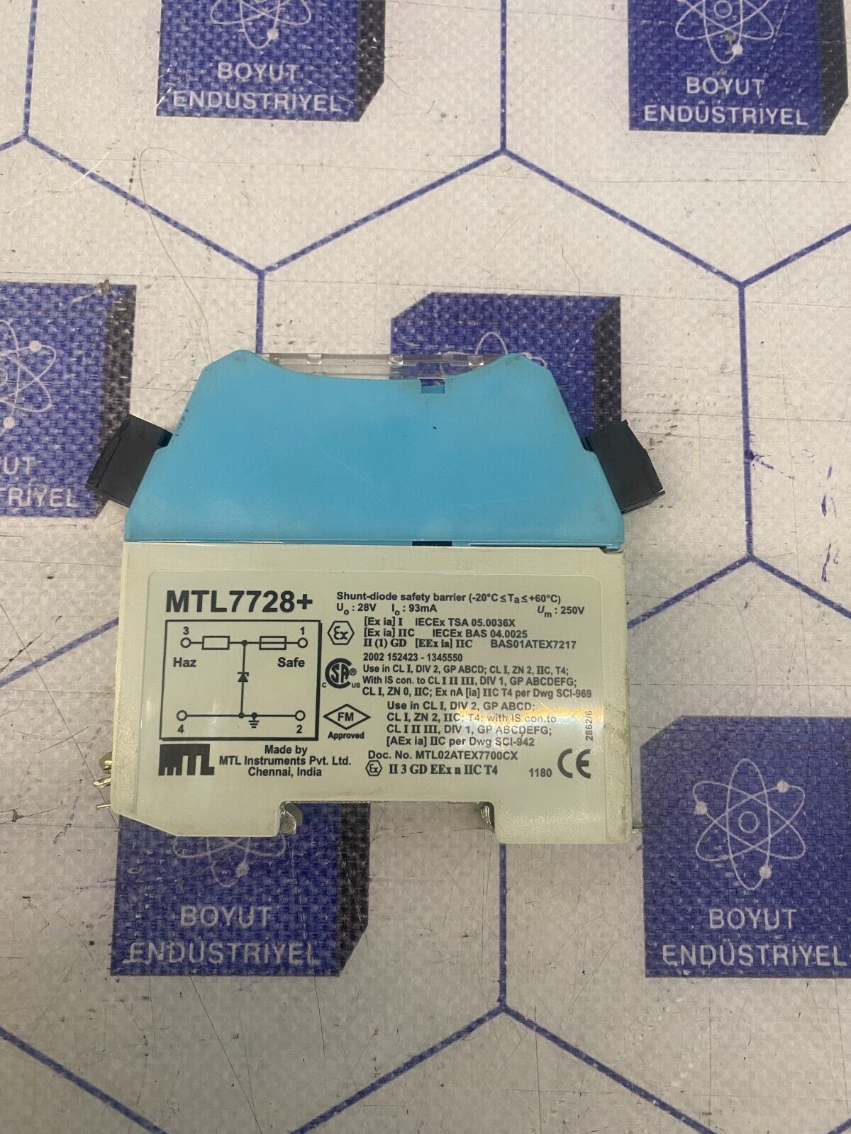 MTL 7728+ shunt diode safety barrier 28v 93ma – Boyut-Endustriyel