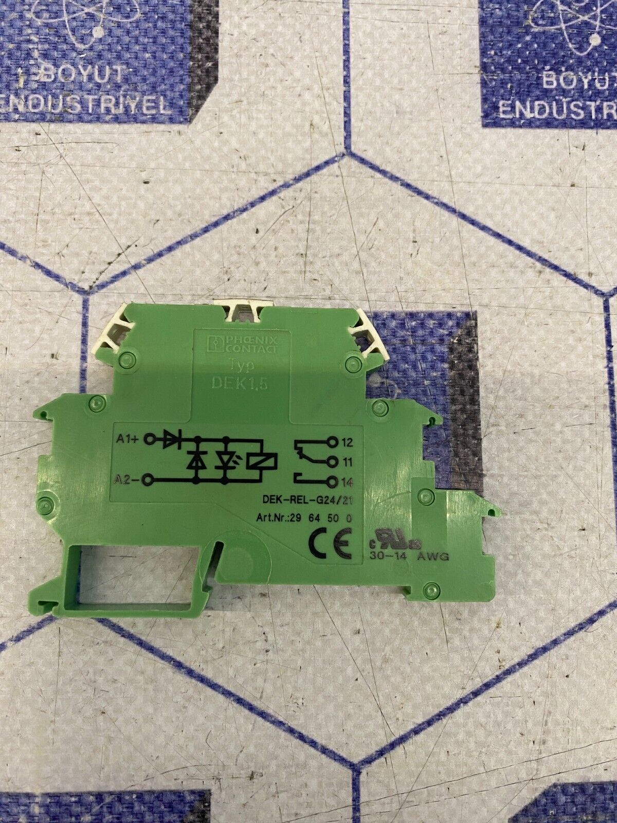 Phoenix Contact DEK-REL-G24/21 2964500 relay module – Boyut-Endustriyel