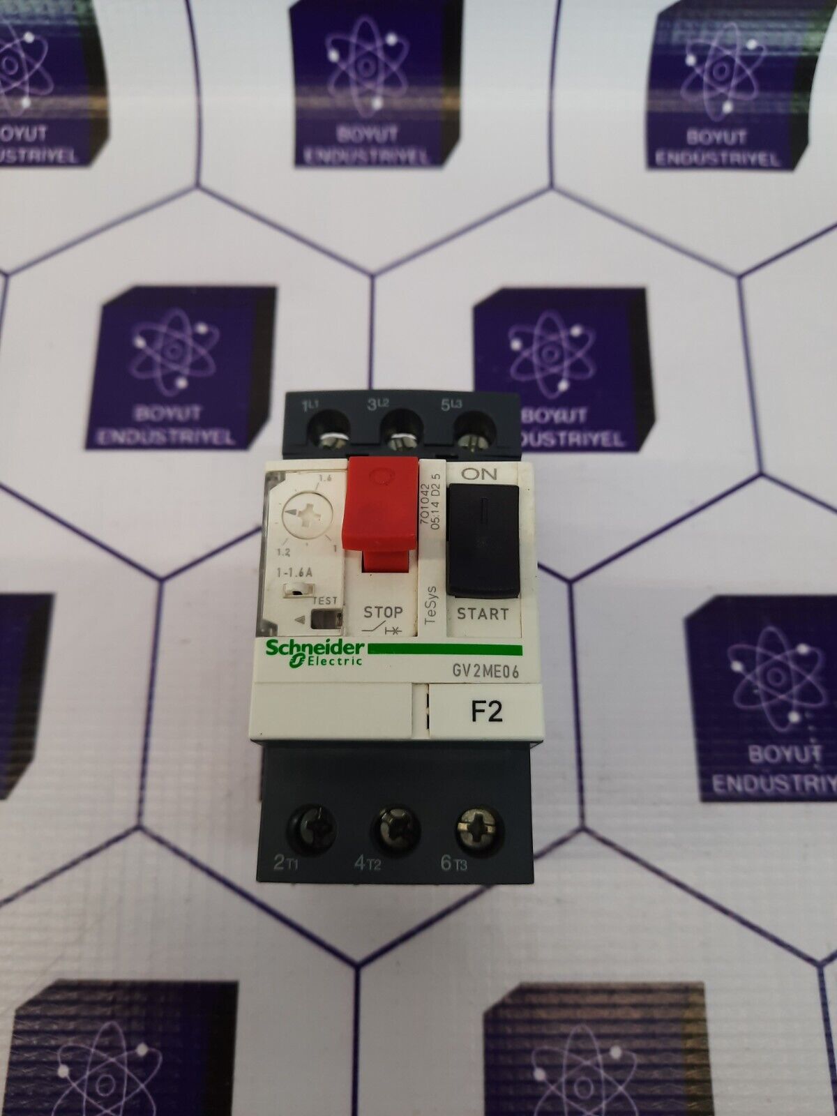 Schneider Electrıc GV2ME06 Motor Circuit Breaker – Boyut-Endustriyel