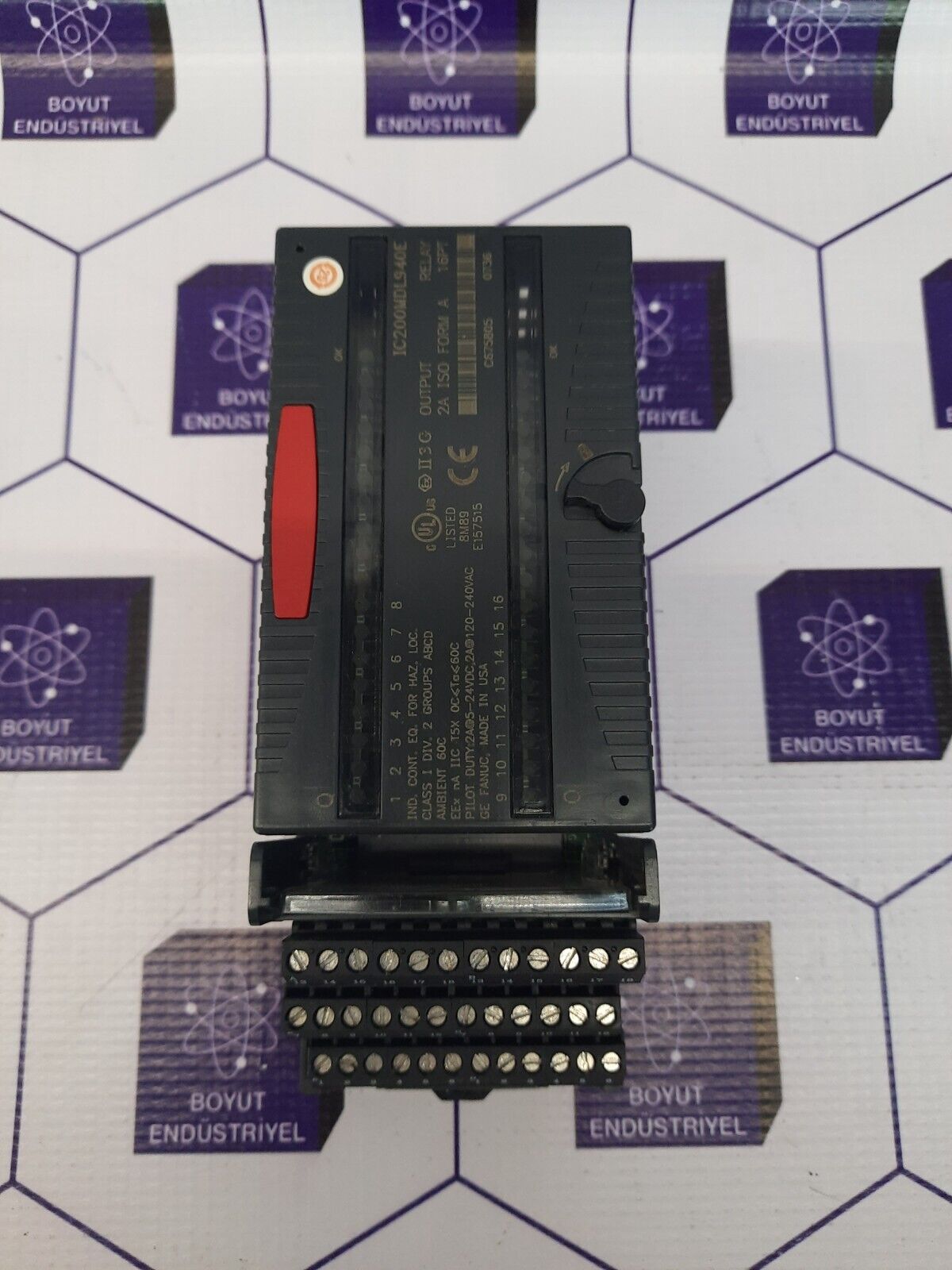 GE Fanuc IC200MDL940E Output module – Boyut-Endustriyel