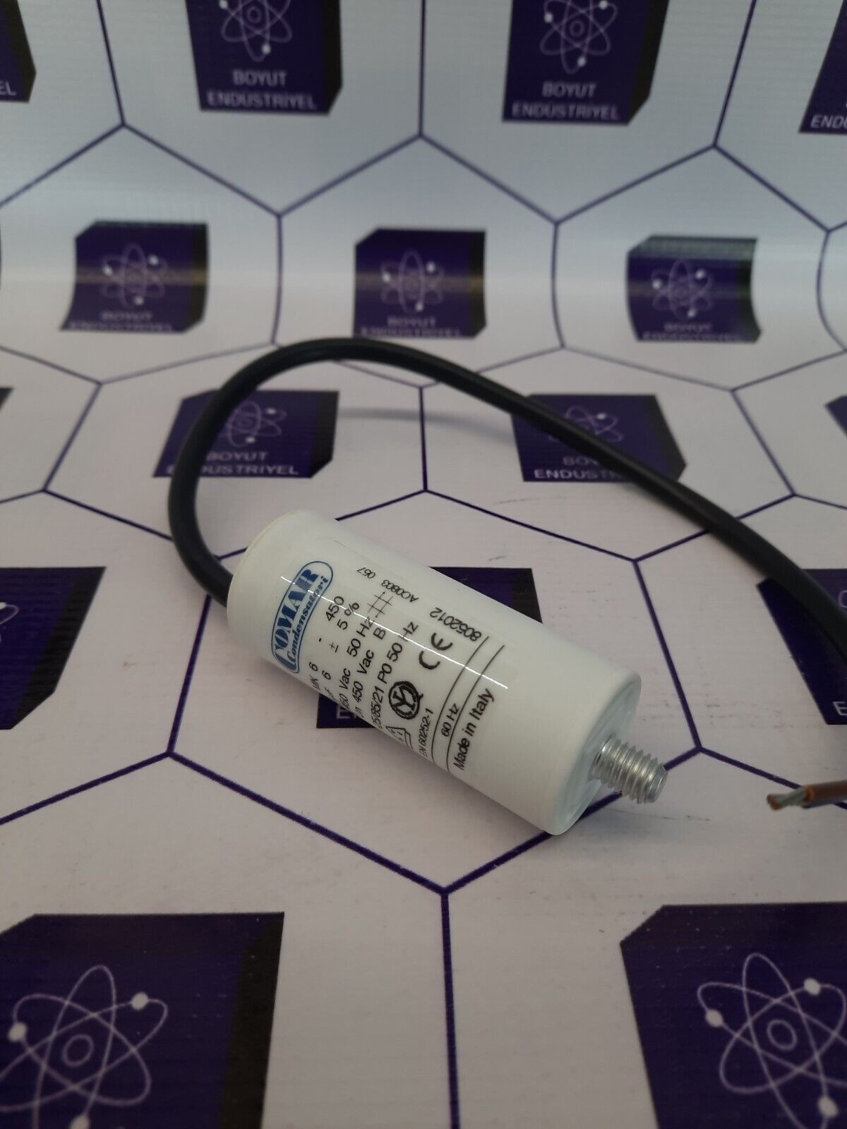 Comar Condensatori EN60252-1 Motor Start Capacitor – Boyut-Endustriyel