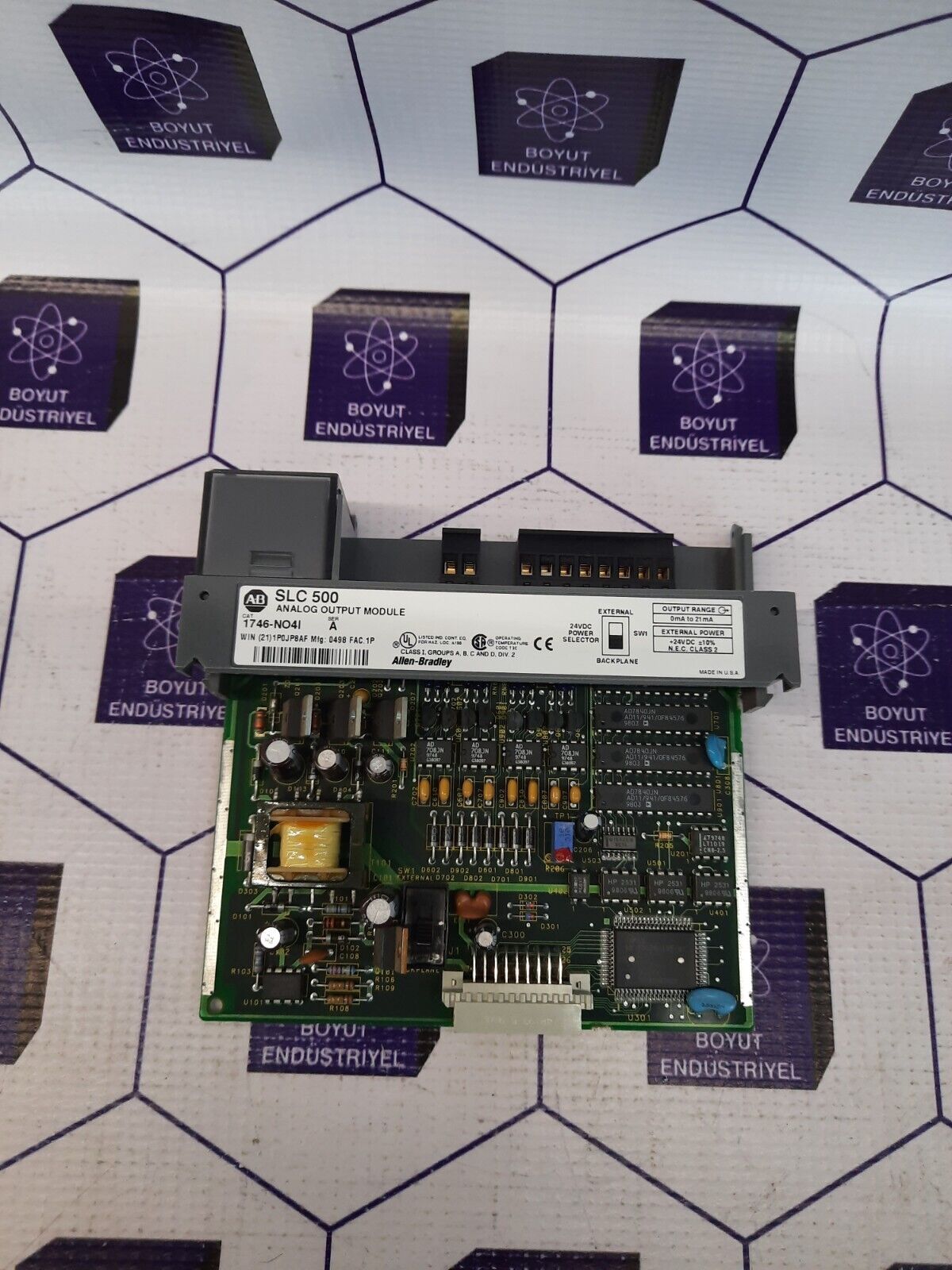 Allen-Bradley 1746-NO4I REV.A SLC 500 ANALOG OUTPUT MODULE – Boyut ...