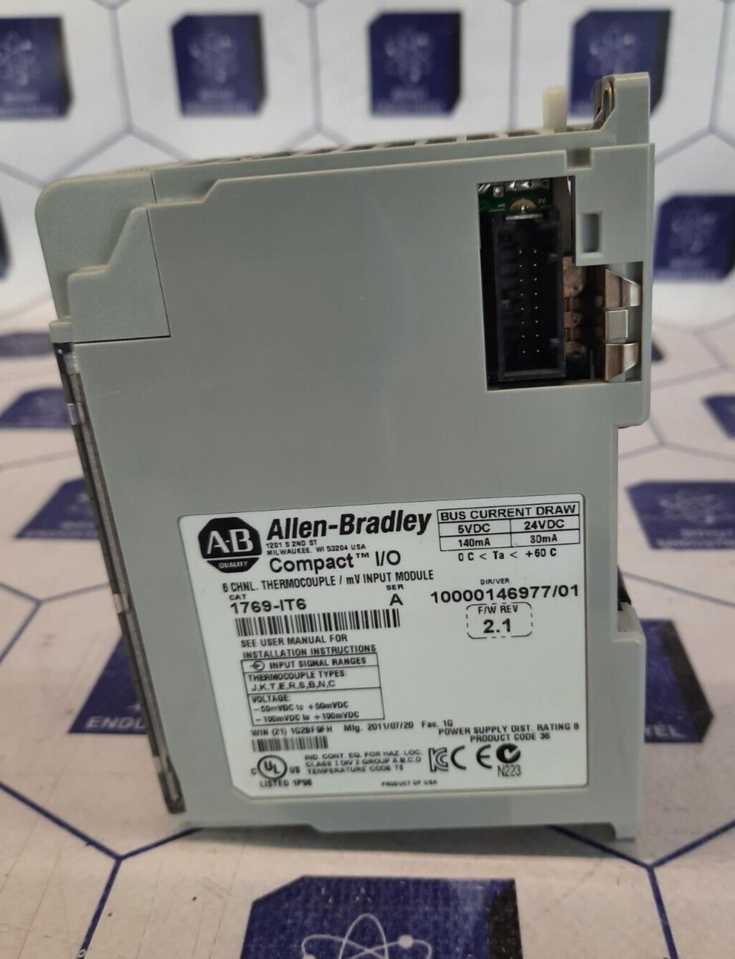Allen-Bradley 1769-IT6 6 ch Thermocouple / mV Input Module – Boyut ...
