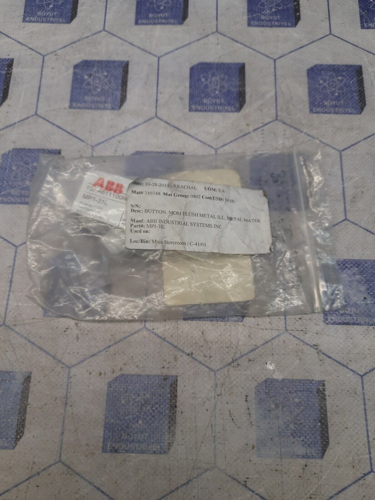 ABB 1SFA611100R3104 BUTTON – Boyut-Endustriyel