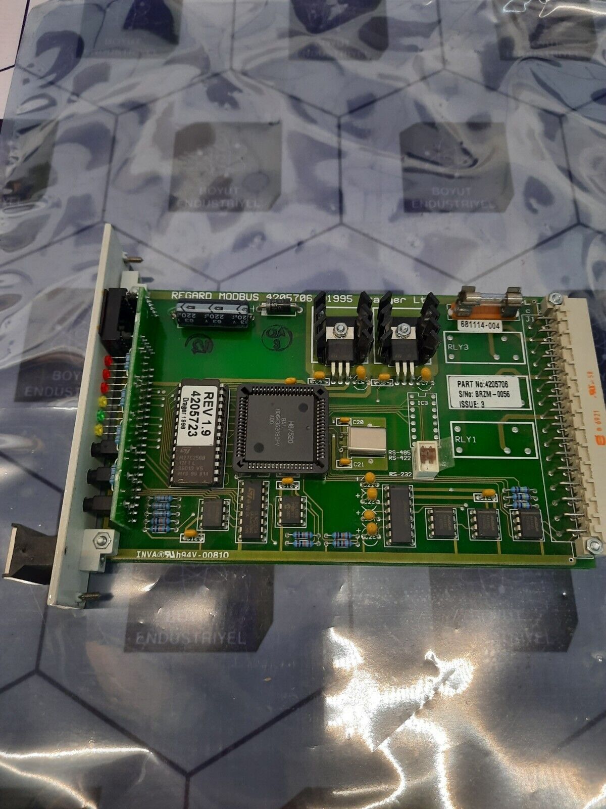 DRAGER REGARD MODBUS 4205706 REV 1.9 CARD – Boyut-Endustriyel